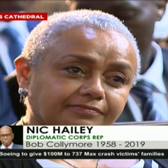 Nic Hailey at Bob Collymore's Memorial Service (Video)