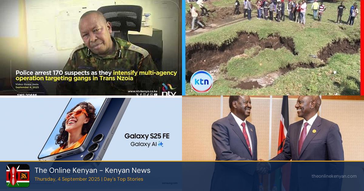 Kenya News - Thursday, September 4, 2025 | Daily Summary - The Online ...