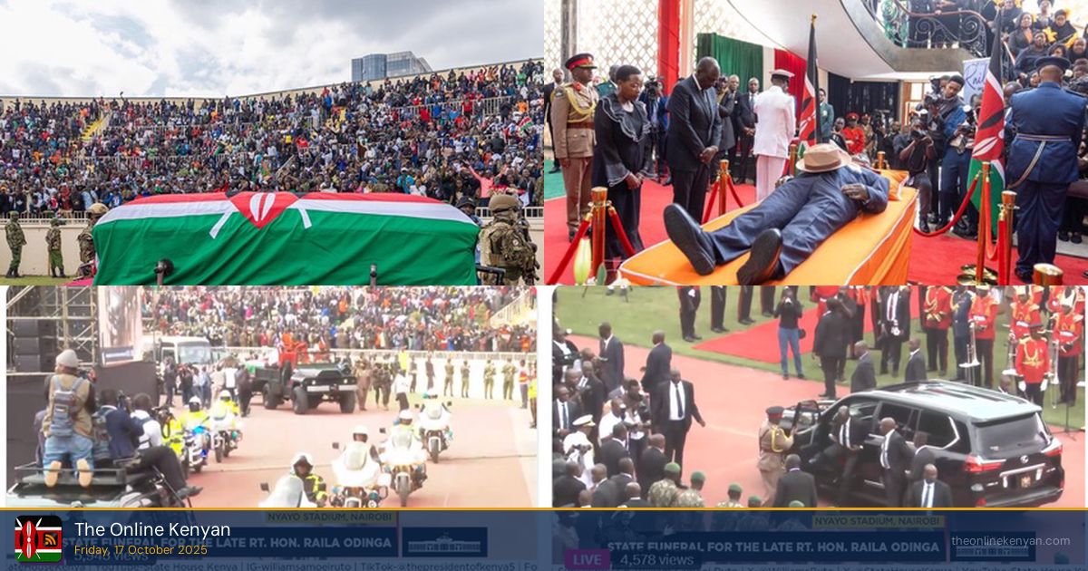 Funeral Arrangements and Schedule for Raila Odinga - October 2025