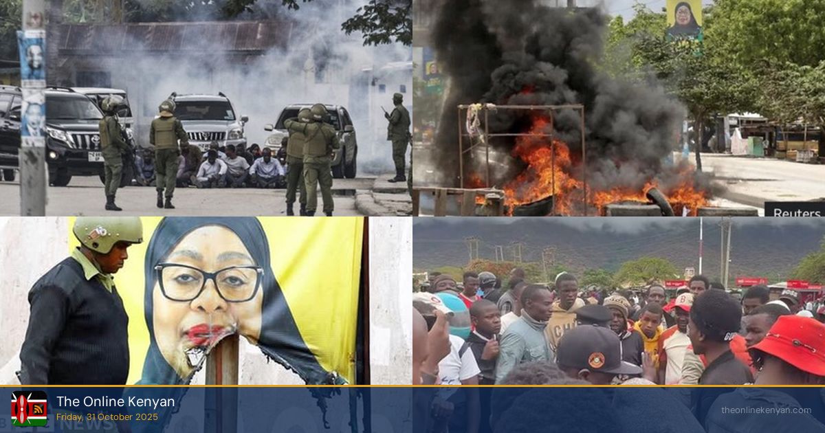 Post-Election Protests in Tanzania Turn Violent, Killing at Least 10 ...