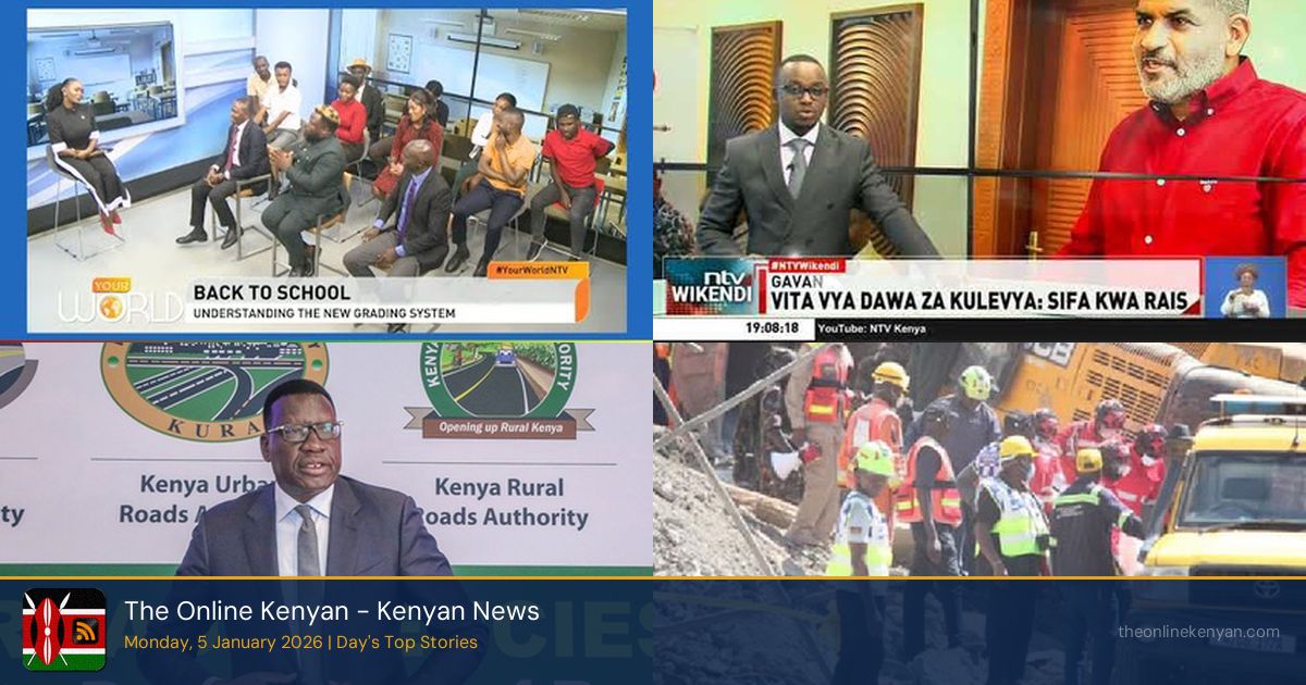 Kenya News - Monday, January 5, 2026 | Daily Summary - The Online Kenyan