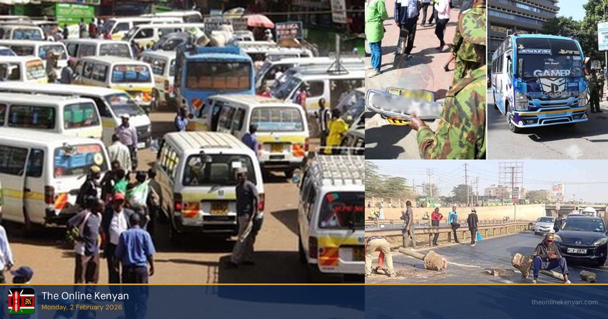 Matatu Strike Paralyzes Transport in Nairobi and Major Towns - February ...