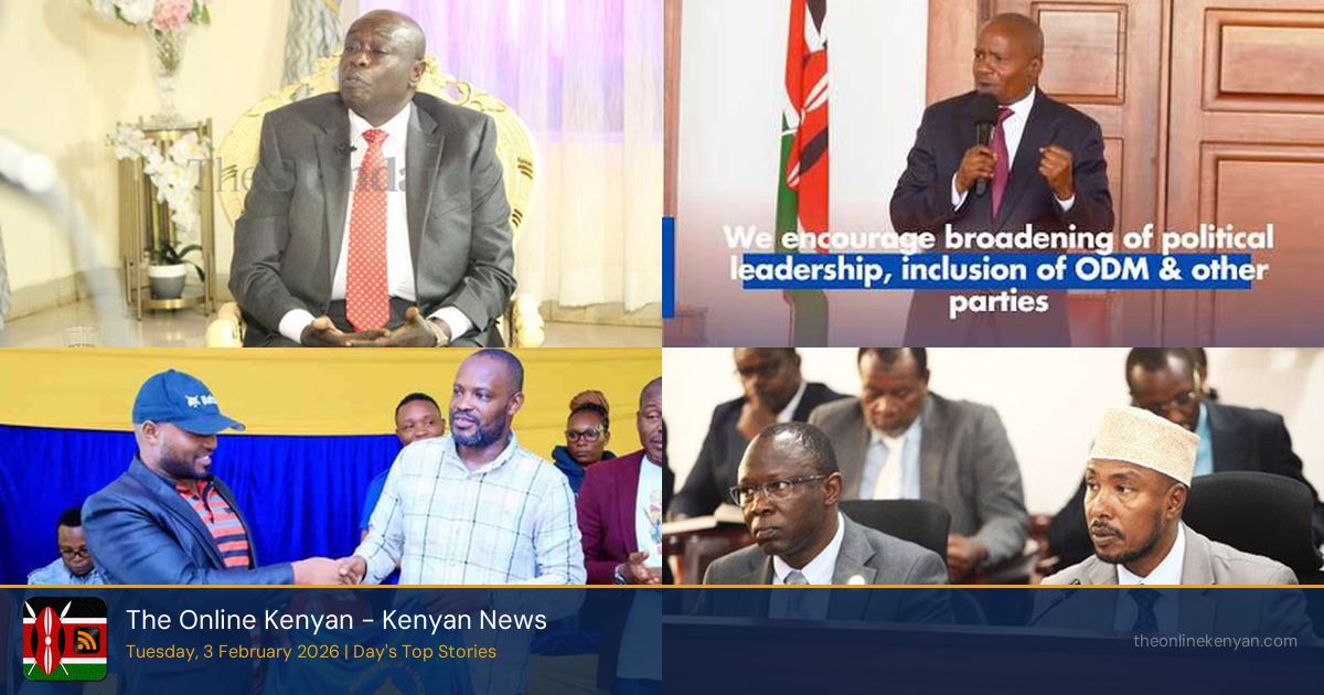 Kenya News - Tuesday, February 3, 2026 | Daily Summary - The Online Kenyan