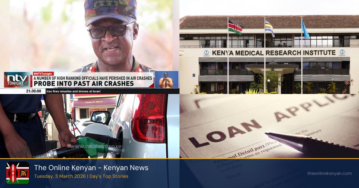 Kenya News - Tuesday, March 3, 2026 | Daily Summary - The Online Kenyan