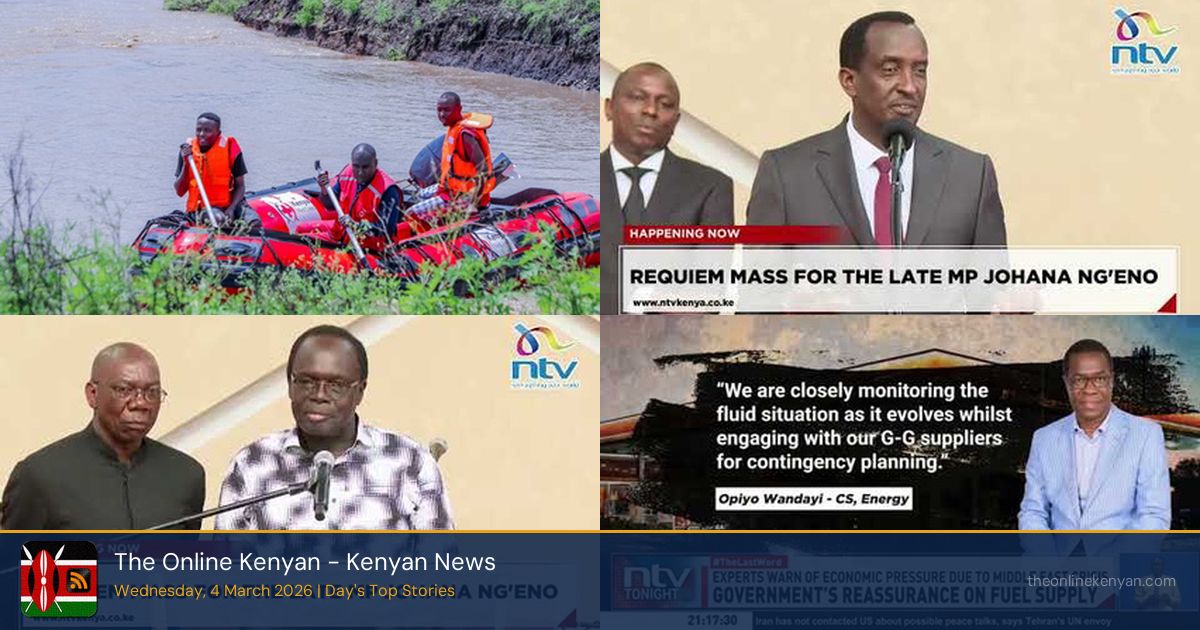 Kenya News - Wednesday, March 4, 2026 | Daily Summary - The Online Kenyan