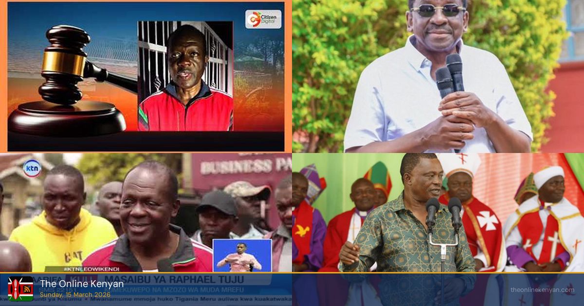 Tuju Forcefully Evicted From Karen Property Over Debt Dispute - March 2026