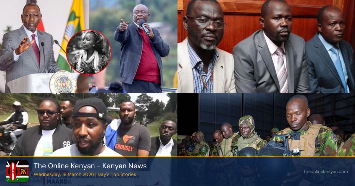 Kenya News - Wednesday, March 18, 2026 | Daily Summary - The Online Kenyan