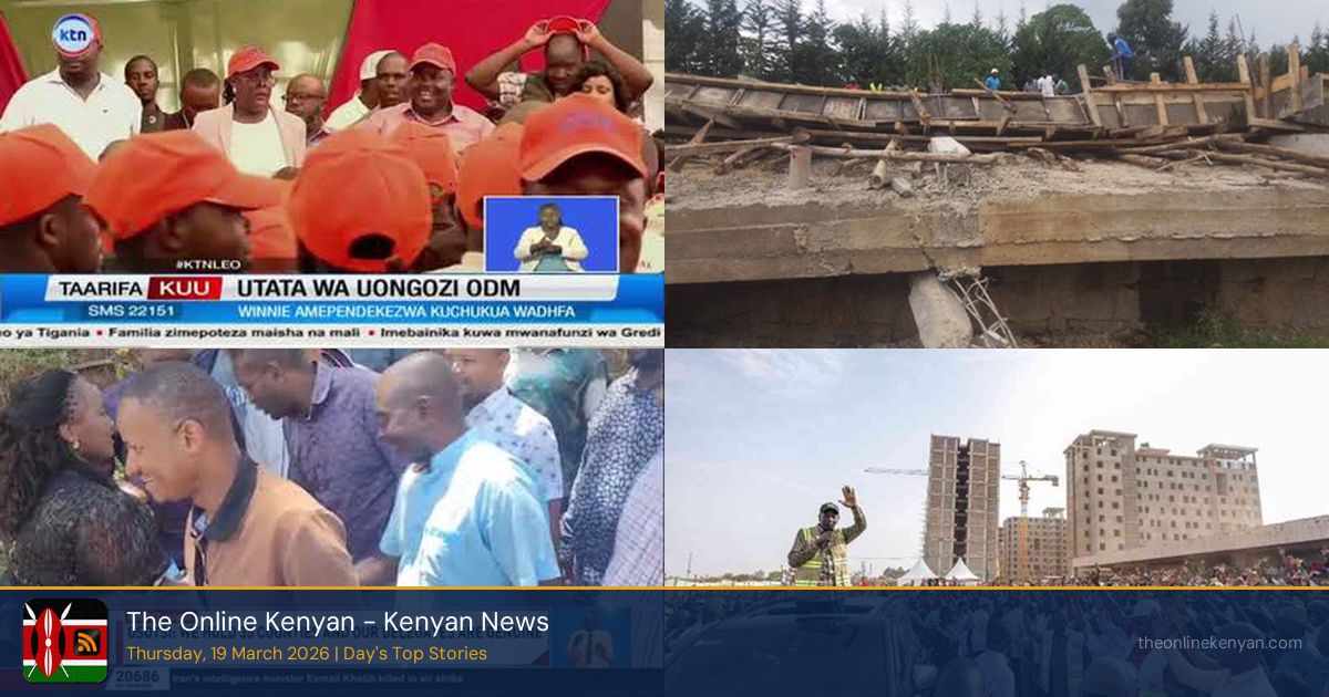 Kenya News - Thursday, March 19, 2026 | Daily Summary - The Online Kenyan