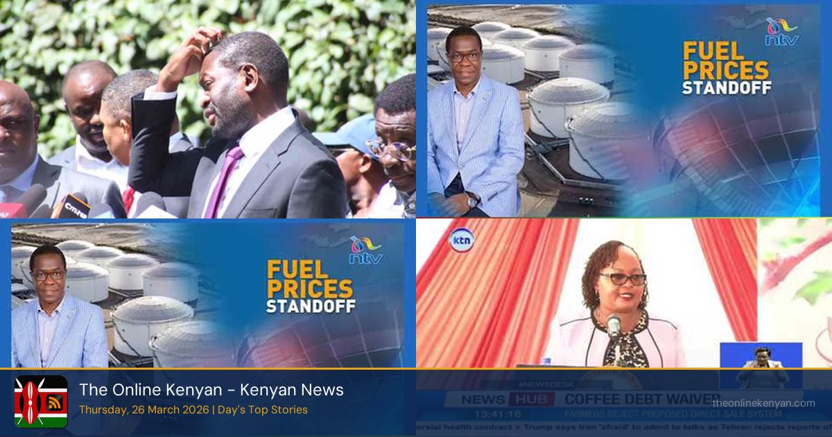 Kenya News - Thursday, March 26, 2026 | Daily Summary - The Online Kenyan