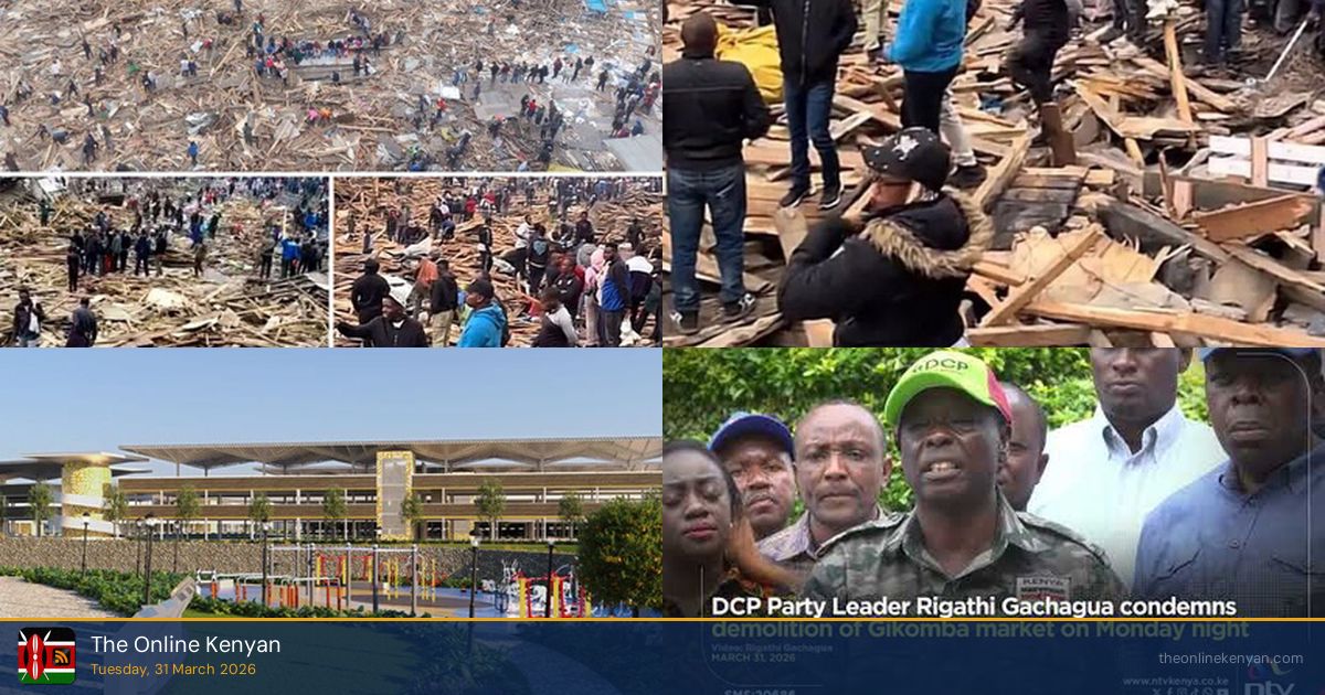 Overnight Demolitions Displace 6,000 Traders at Gikomba Market - March 2026