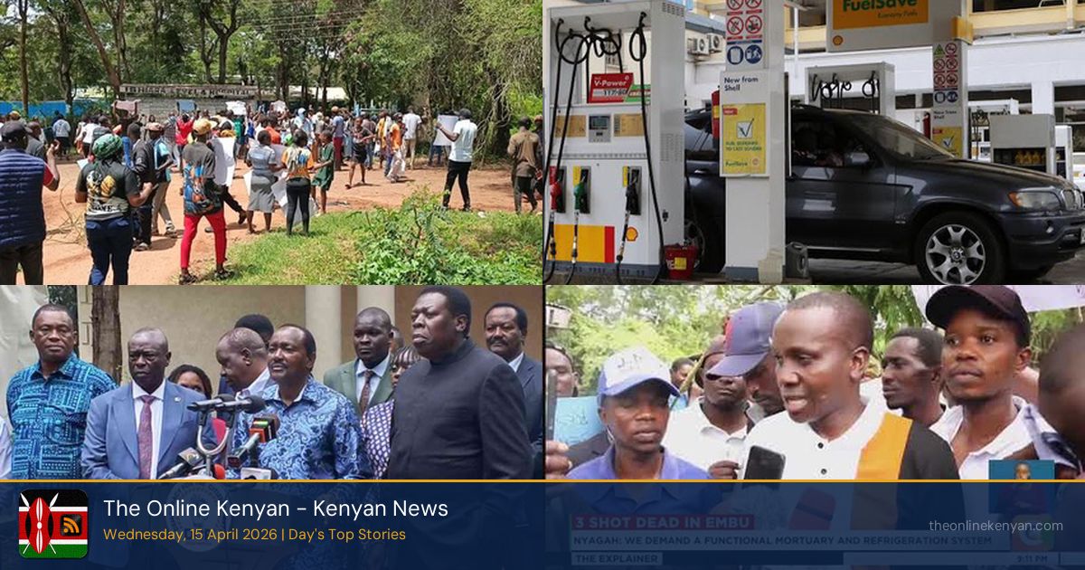 Kenya News - Wednesday, April 15, 2026 | Daily Summary - The Online Kenyan