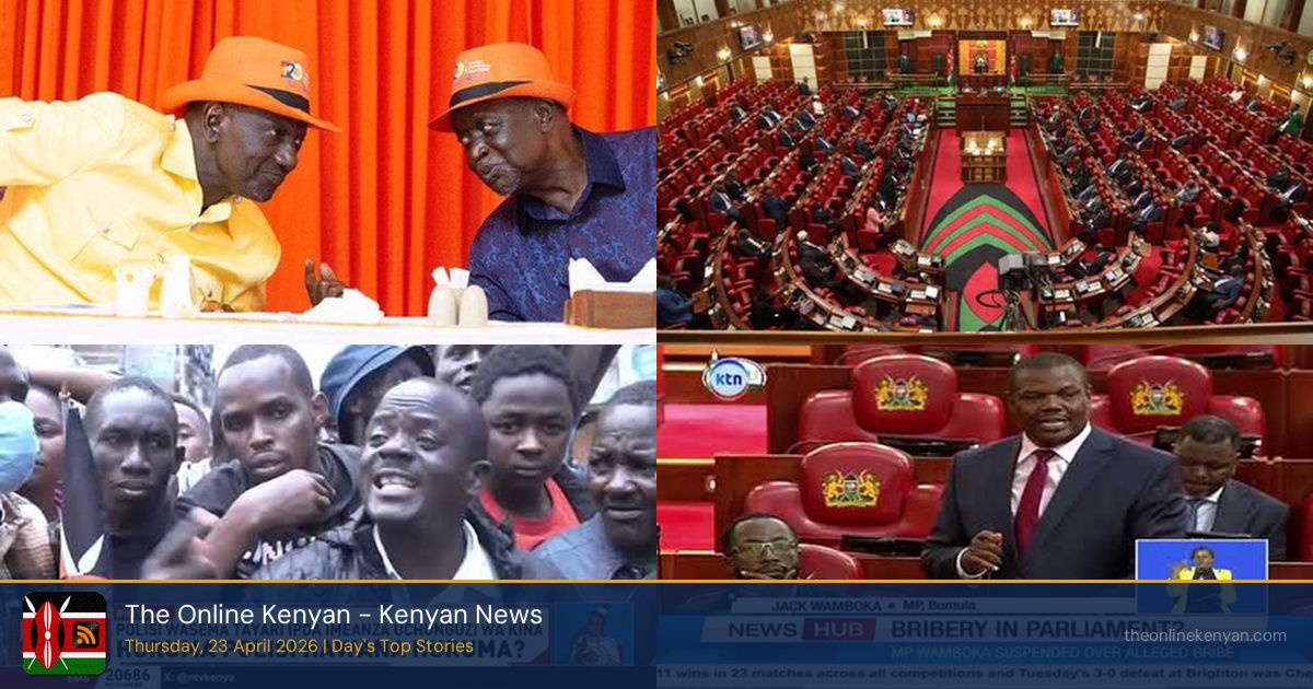 Kenya News - Thursday, April 23, 2026 | Daily Summary - The Online Kenyan
