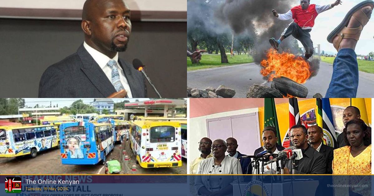 Murkomen Pins Fuel Protest Deaths on Gachagua - May 2026