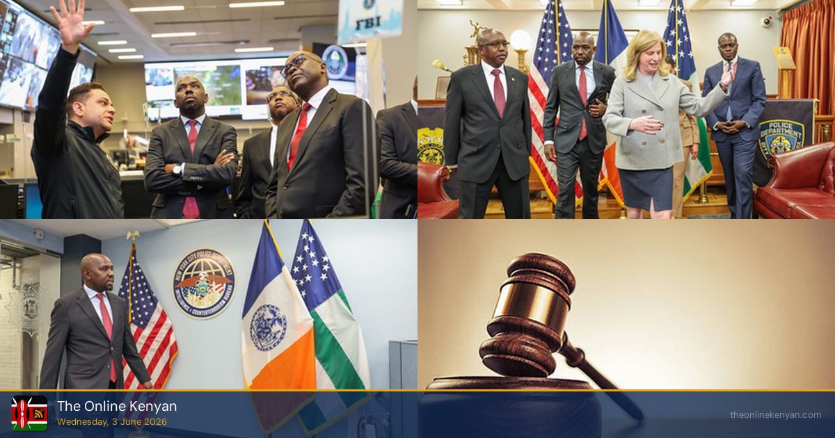 Murkomen Benchmarks with NYPD to Set Up Nairobi Metropolitan Police ...