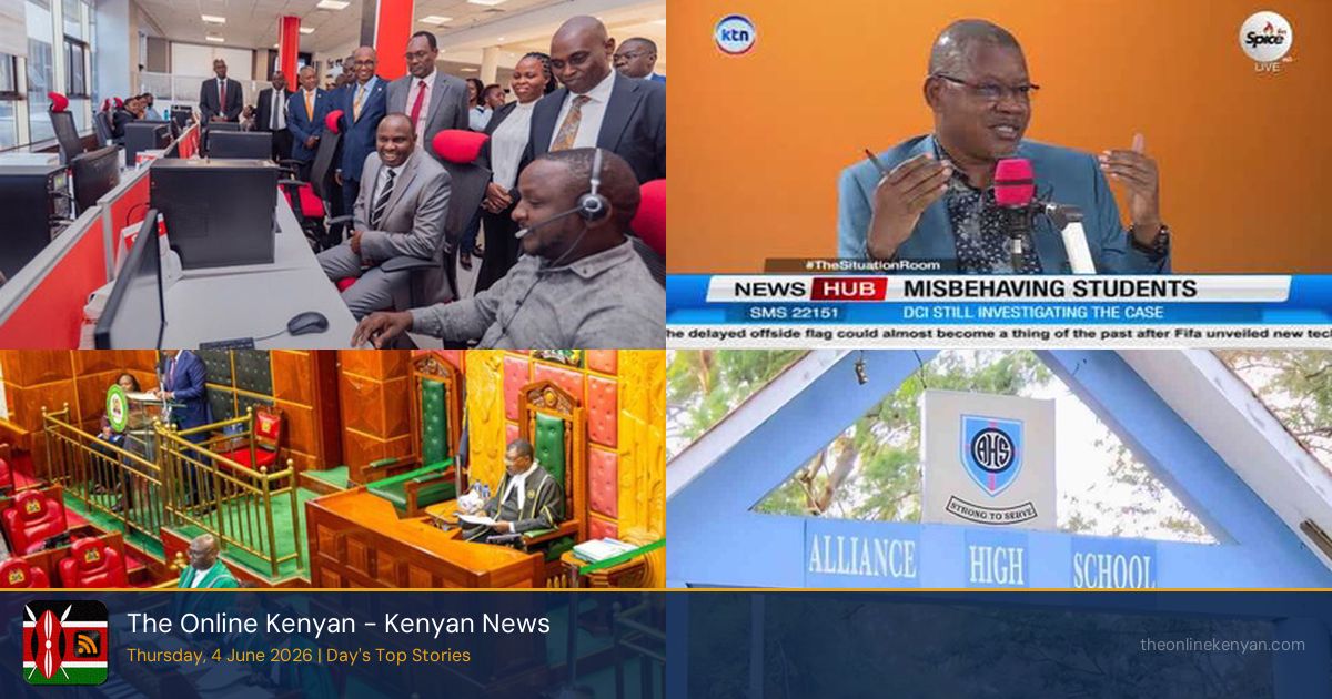 Kenya News - Thursday, June 4, 2026 | Daily Summary - The Online Kenyan