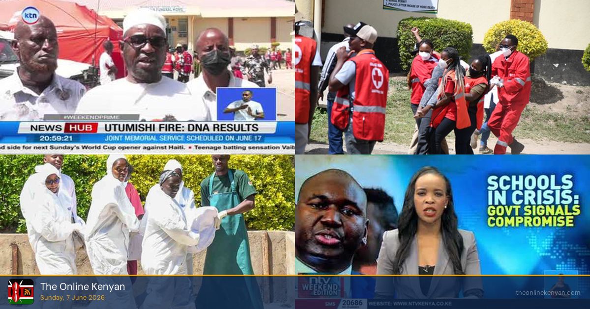 DNA Results Confirm Identities of All 16 Utumishi Girls Fire Victims ...