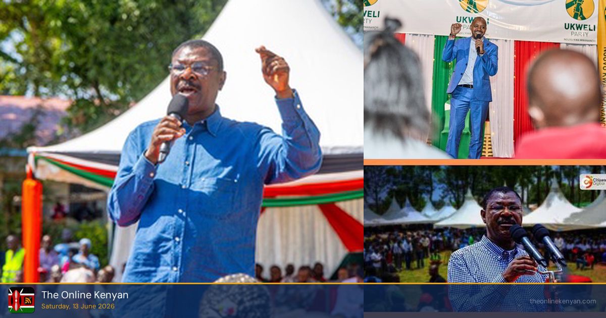 Wetang'ula says Western Kenya preparing to produce next president in ...