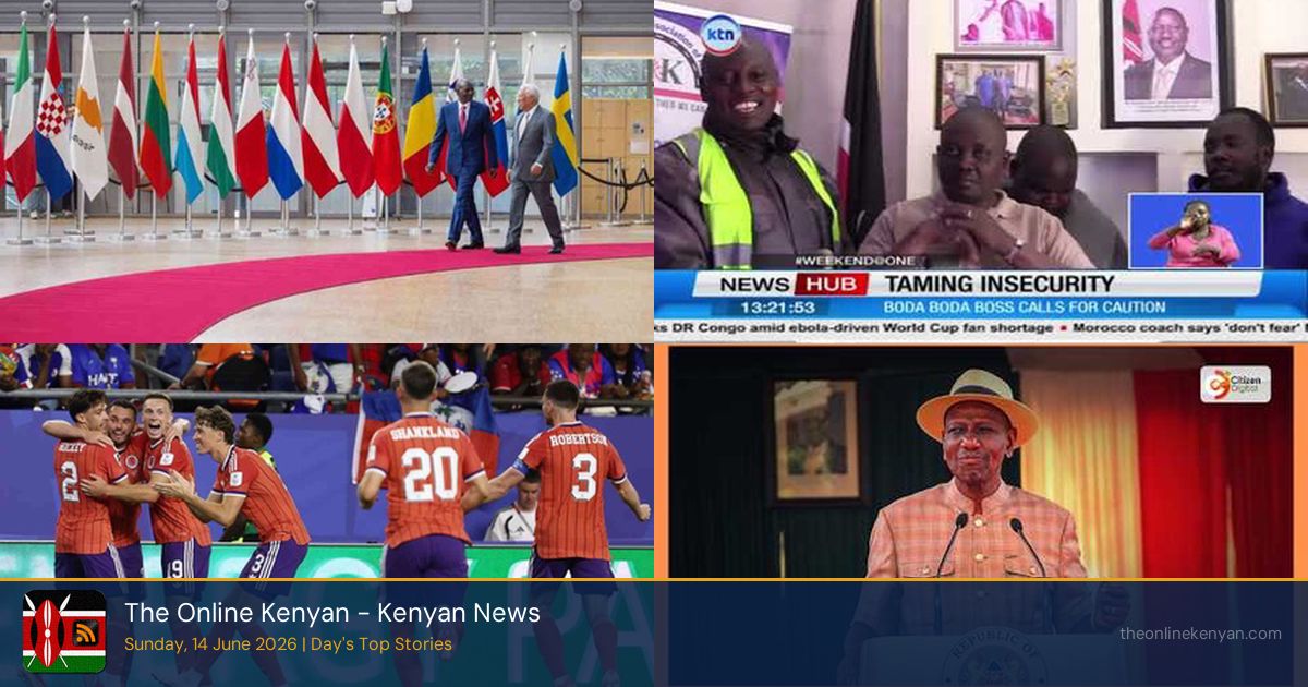 Kenya News - Sunday, June 14, 2026 | Daily Summary - The Online Kenyan