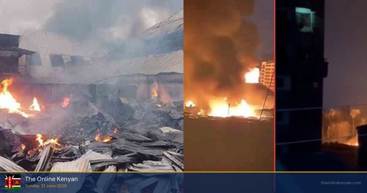 Gikomba Market Fire Destroys Businesses in Nairobi - June 2026